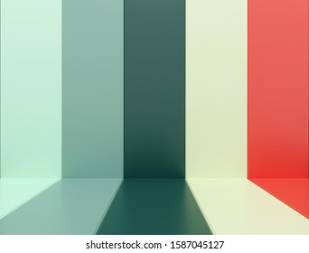 Modern Color Scheme Backdrop Empty Space Stock Illustration 1587045127 ...