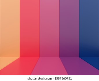 Modern Color Scheme Backdrop Empty Space Stock Illustration 1587360751 ...