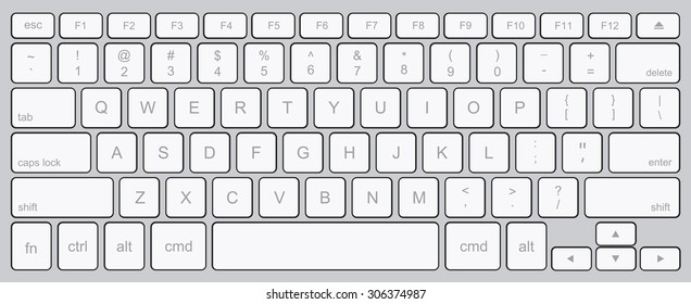 Vector Modern Computer Keyboard Background Technology Stock Vector ...