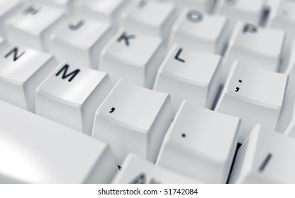 teclado de computadora moderno con botones: ilustración de stock ...