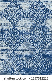 Modern Damask Carpet Pattern Stock Illustration 1257512215 | Shutterstock