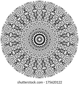 Modern Design Round Texture Raster Graphics 스톡 일러스트 175620122 ...