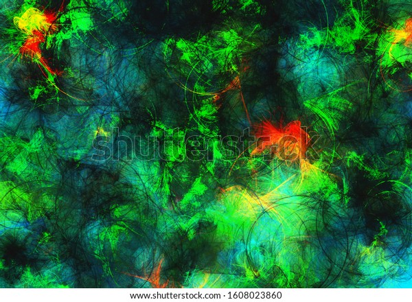 Modern Drawing Texture Random Paint Splashes Stock Illustration ...