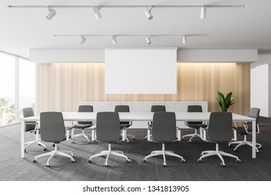 Modern Empty Office Interior Work Space Stock Illustration 1341813905 ...