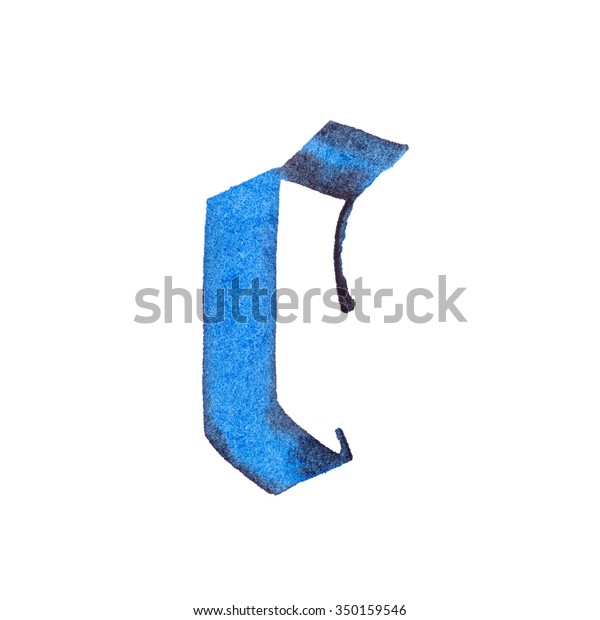 Modern Gothic Calligraphy Letter C 스톡 일러스트 350159546 | Shutterstock