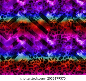 Modern Mixed Print Pattern Textile Design Stock Illustration 2033179370 ...