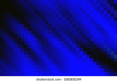Ilustrasi Stok Modern Pixel Effect Blue Abstract Background 1083830249 ...