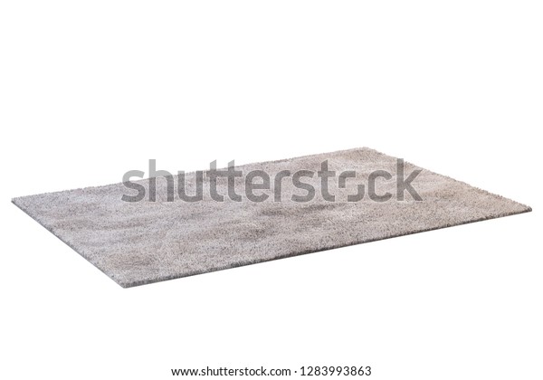 Modern Rectangular Light Brown Rug High Stock Illustration 1283993863