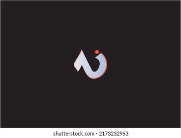 Modern Simple Gradient Monogram Logo Design Stock Illustration ...