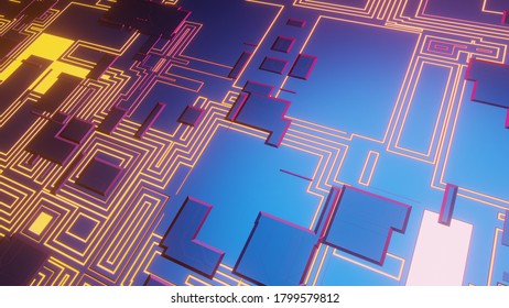 Modern Tech Pattern Scifi Technological Surface Stock Illustration 1799579812 | Shutterstock