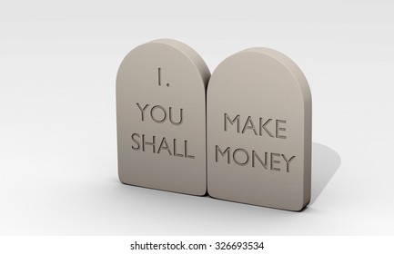 Modern Ten Commandments Stock Illustration 326693534