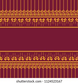 Modern Thai Pattern Stock Illustration 1124523167 | Shutterstock