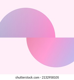 Modified Circle Geometric Background Gradient Color Stock Illustration ...