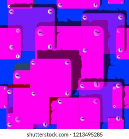 Modules Different Shapes Create Rhythm Pattern Stock Illustration ...