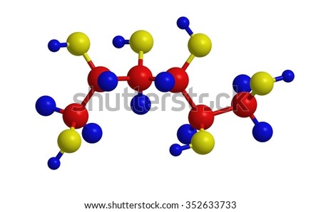 Molecular Structure Dglucitol Compound Known Sorbitol Stock ...