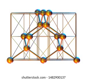 Molecular Structure Diamond 3d Render Atomic Stock Illustration 1482900137