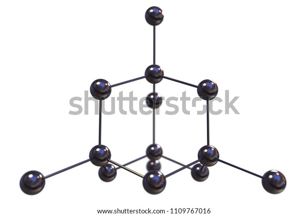 Molecular Structure Diamond 3d Render Atomic Stock Illustration 1109767016 Shutterstock