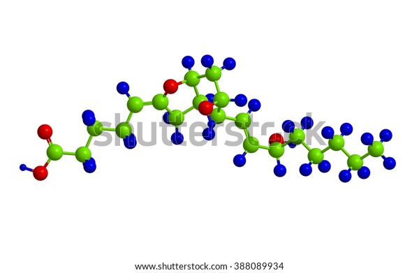 Molecular Structure Prostacyclin Called Prostaglandin I2 Stock ...