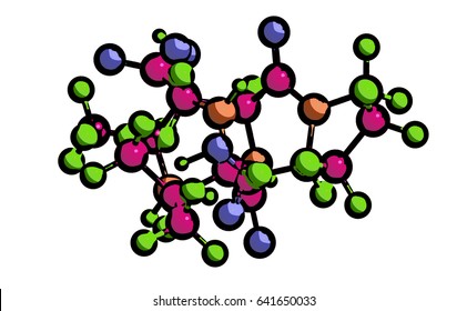 Molecular Structure Short Peptide Sequence ...