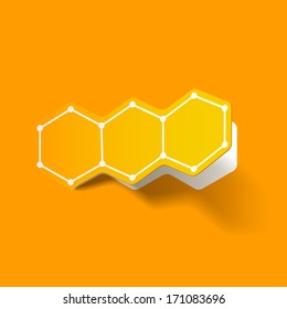 Honeycomb Background Bitmap Copy Stock Illustration 172011887 ...