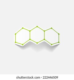 Molecular Structure Sticker Stock Illustration 255033337 | Shutterstock