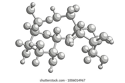 Molecular Structure Sucrose Table Sugar White 库存插图 1006014967 ...