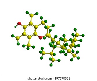Molecular Structure Chlorophyll Plant Colorant 3d Stock Illustration ...