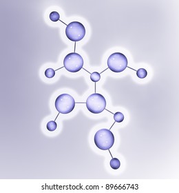 Tetrafluoroethylene Tfe Molecule Monomer Polytetrafluoroethylene Ptfe ...