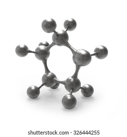 Vektor Stok Heptane C7h16 Structural Chemical Formula Molecule (Tanpa ...