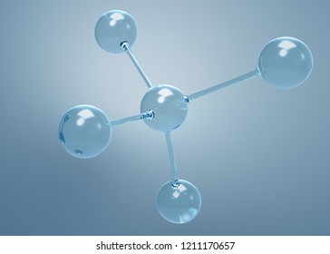 Molecule Atom Clean Structure Background Sciencechemistry Stok ...