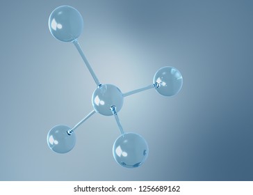 Molecule Atom Clean Structure Background Sciencechemistry: ilustración ...