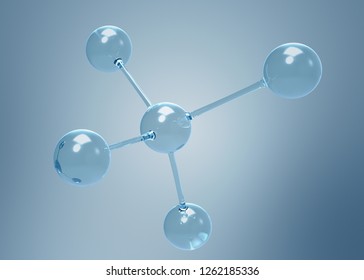 Molecule Atom Clean Structure Background Sciencechemistry Stok ...