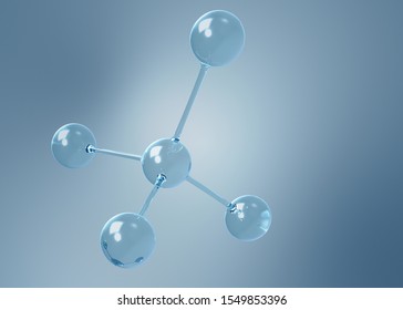 Molecule Atom Clean Structure Background Sciencechemistry Stock ...