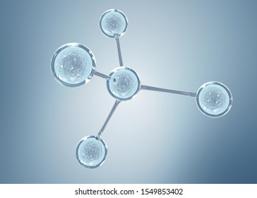 Molecule Atom Clean Structure Background Sciencechemistry 스톡 일러스트 ...