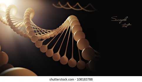 Molecule Dna 3d Render Stock Illustration 108183788 | Shutterstock