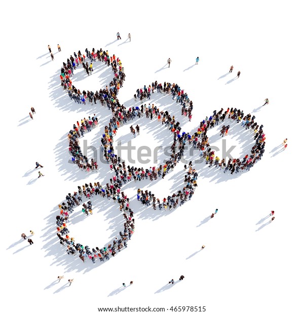 Molecule People 3d Rendering Stock Illustration 465978515 | Shutterstock