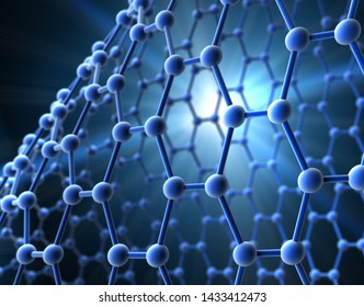 Molecule Concept Group Three Dimensional Atoms Stock Illustration ...