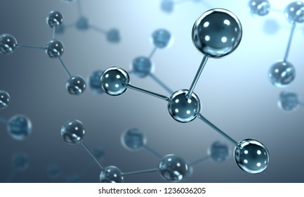 Molecules Atom Clean Structure Background Sciencechemistry Stock ...