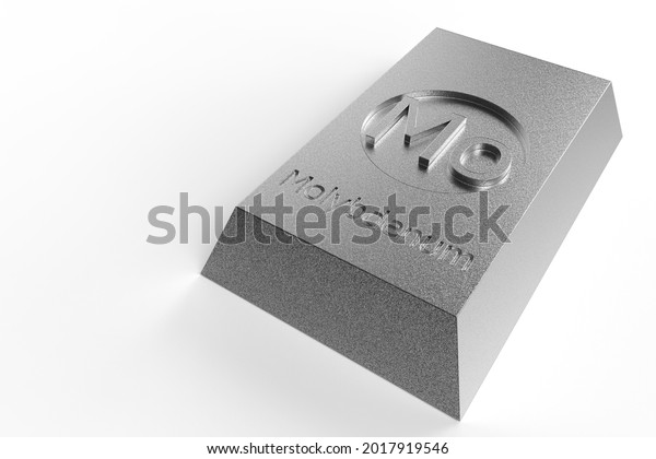 Molybdenum Chemical Element 3d Rendering Stock Illustration 2017919546 ...