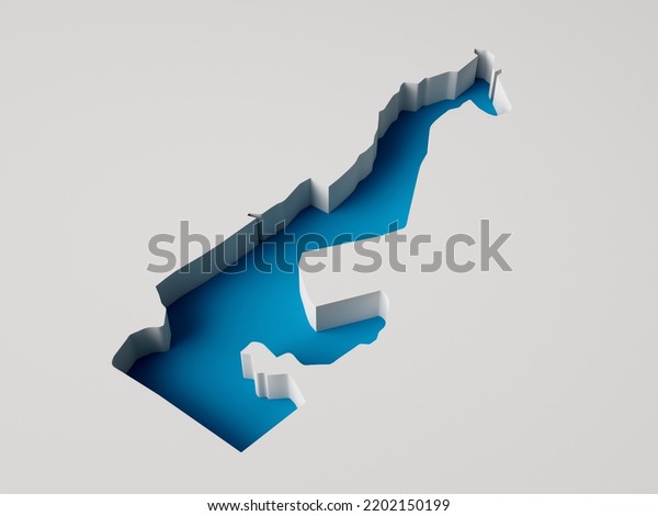 Monaco Map 3d Inner Extrude Map Stock Illustration 2202150199 ...