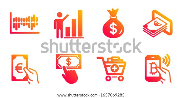 Money Bag Graph Chart Column Diagram Stock Illustration 1657069285 ...