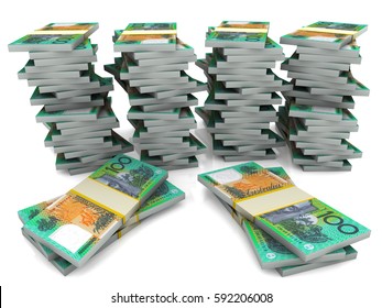 Money Stacks 3d Rendering Stock Illustration 592206008 | Shutterstock