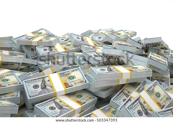 Money Stacks3d Rendering Stock Illustration 503347393
