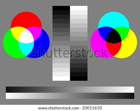 Monitor Calibration Color Test Chart RGB 스톡 일러스트 20015650 - Shutterstock