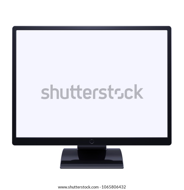 Monitor Computer Lcd Tv Screen Blank Stock Illustration 1065806432