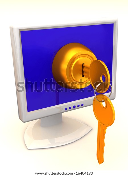 Monitors Keys 3d Stock Illustration 16404193 | Shutterstock