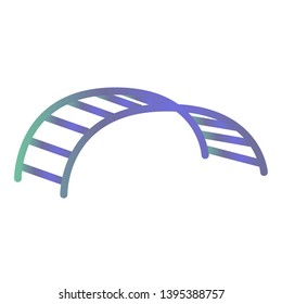 Crossbar Horizontal Bar Crossbar Form Arc Stock Vector (Royalty Free ...