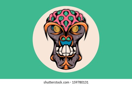 Monkey Brain Desktop Background Stock Illustration 159780131 | Shutterstock