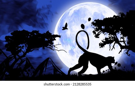 4,091 Night monkey Images, Stock Photos & Vectors | Shutterstock