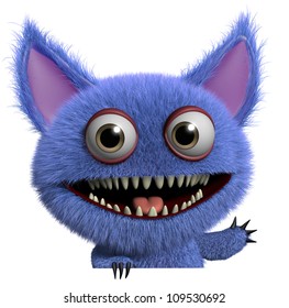Cute Blue Monster Stock Illustration 109530668 | Shutterstock